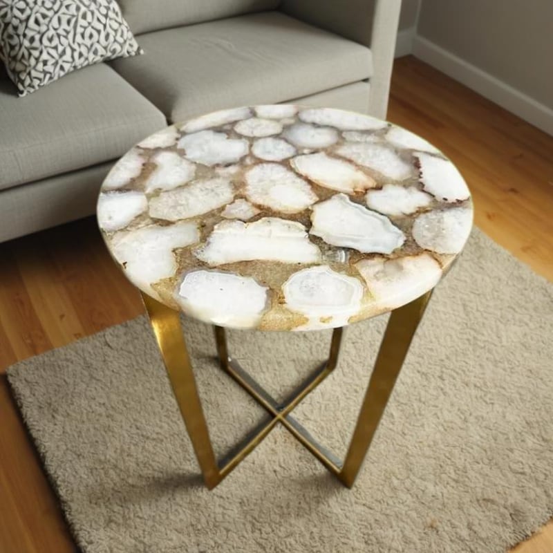 Agate End Table - Etsy