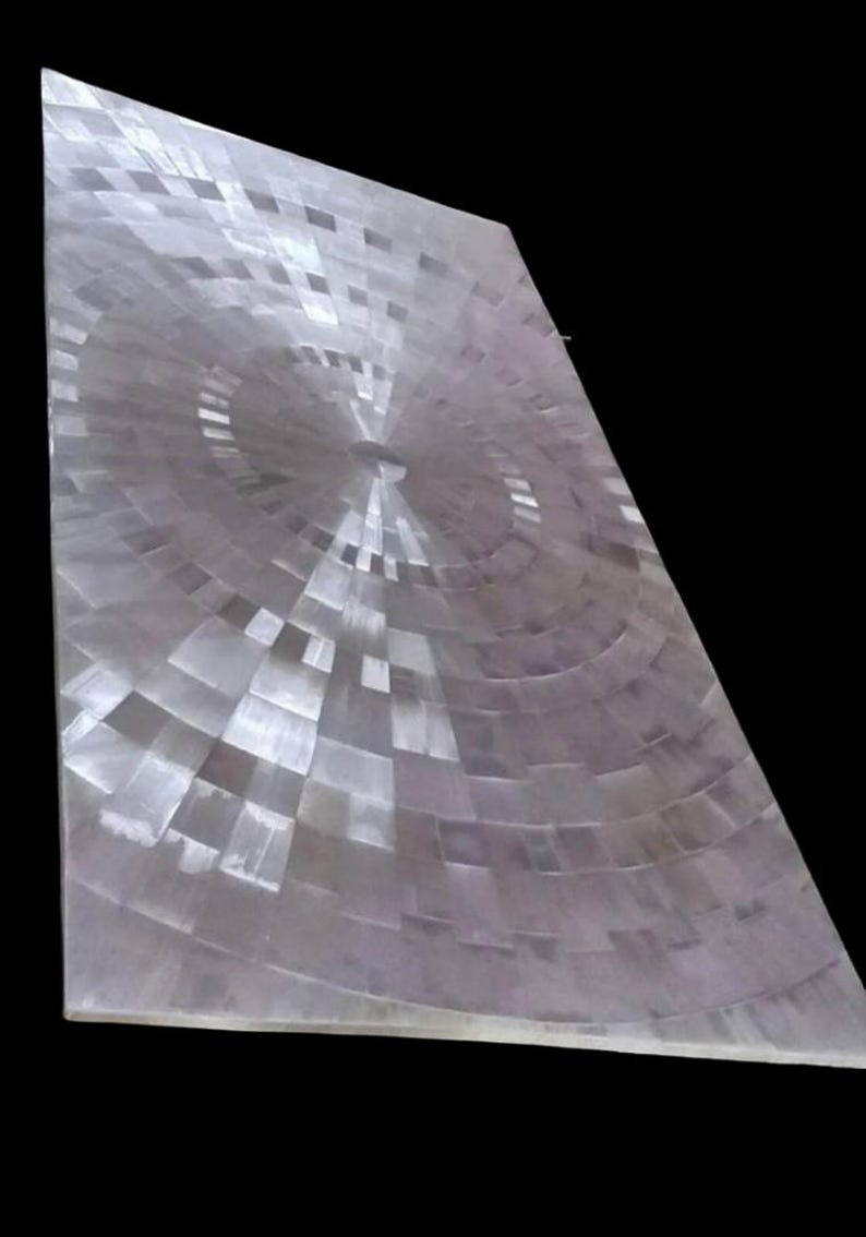 Handmade Selenite Crystal Table Top – Sunburst Center Console - Etsy