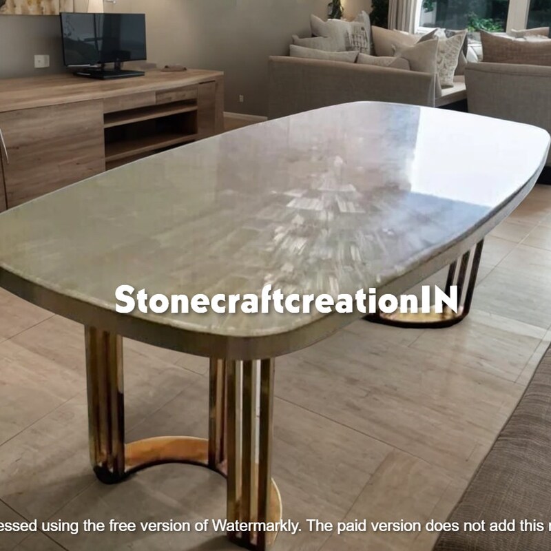Selenite Coffee Table - Etsy UK