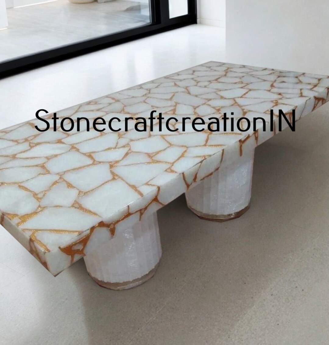 Quartz Countertop, White Quartz Stone Dining Table, Natural Quartz ...