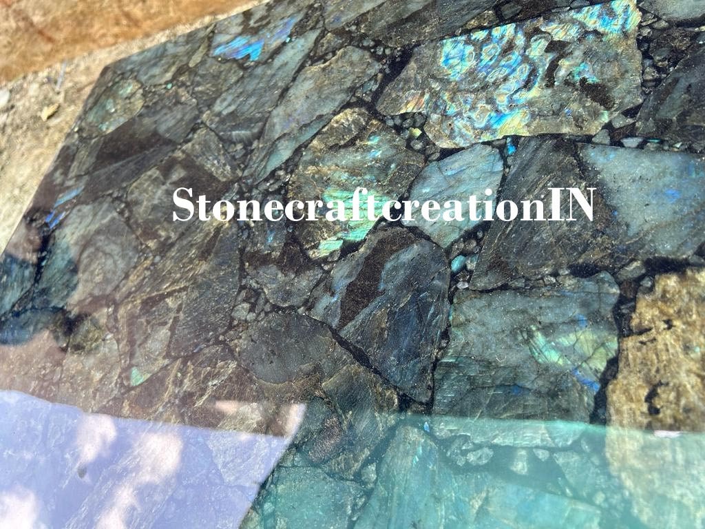 Labradorite Countertops, Kitchen & Dining Counter Top Gemstone Slab ...