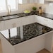 Luxury Black Obsidian Countertop - Handmade Natural Stone Kitchen ...