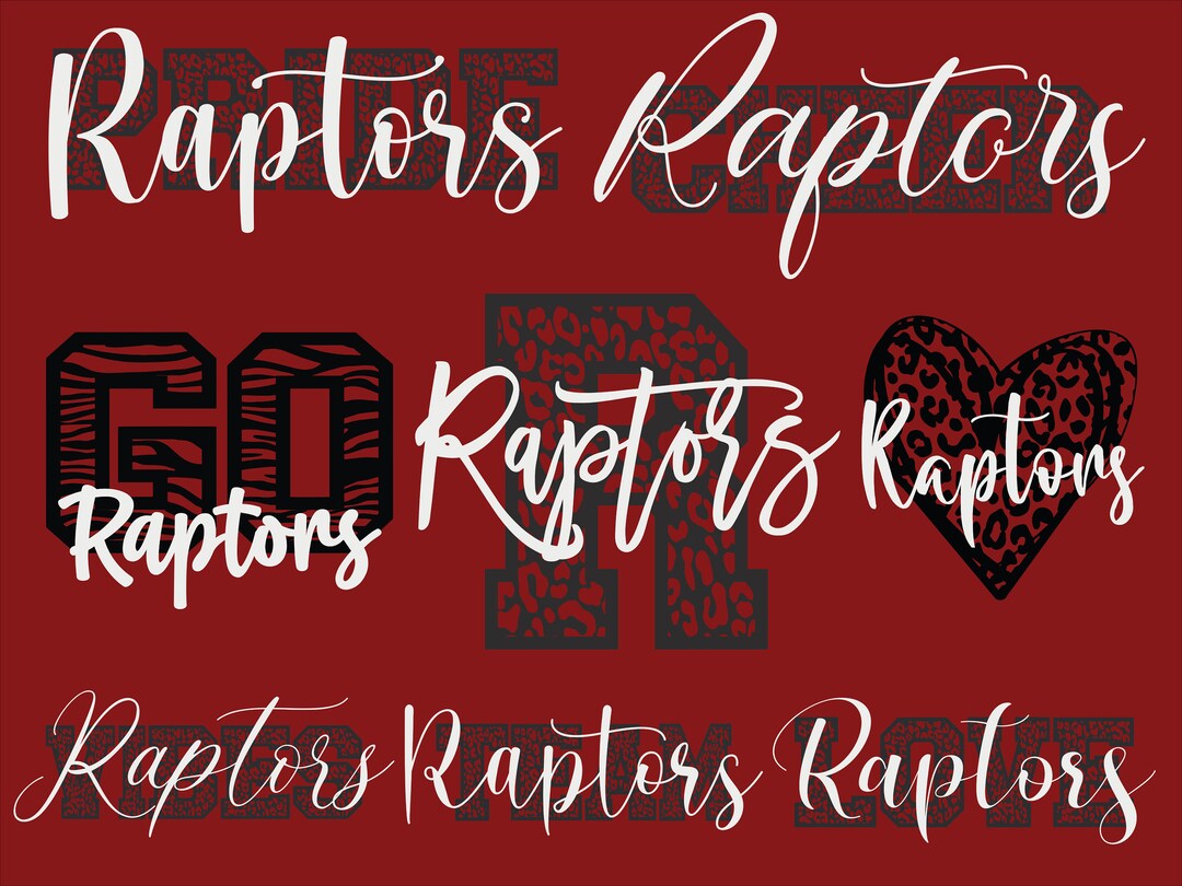 Raptors Mascot 8 Design Bundle, Raptors Svg, Raptors Leopard Svg ...