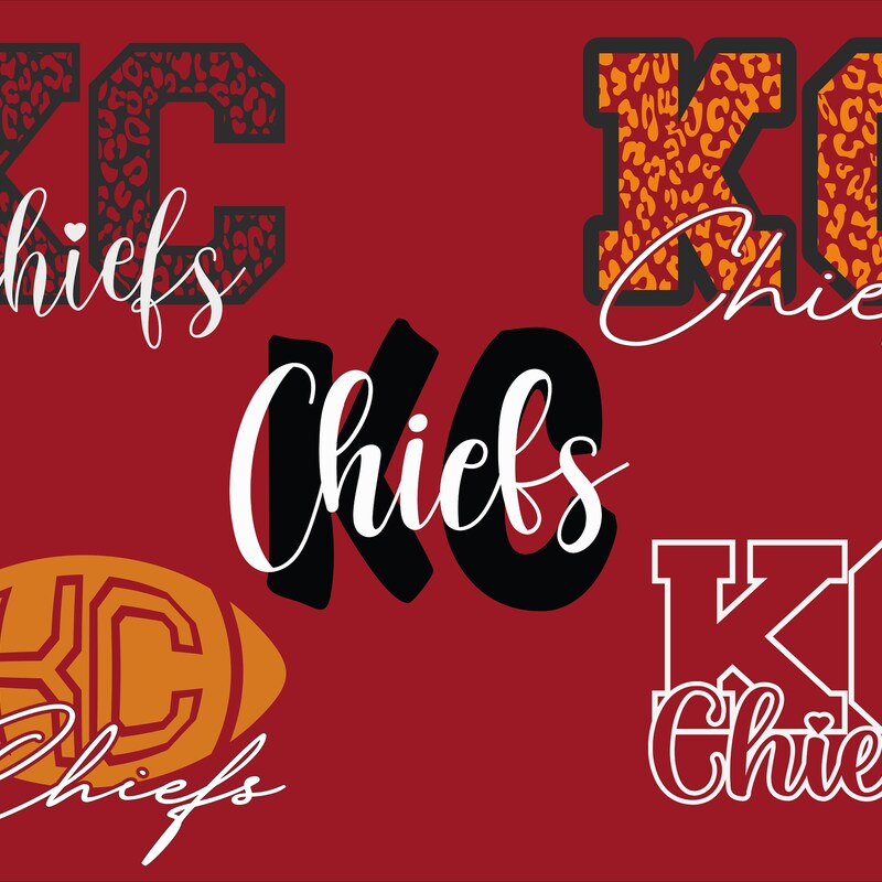 Kc Chiefs Leopard Png - Etsy