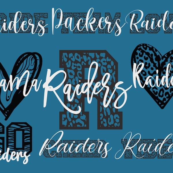 Raiders Svg - Etsy