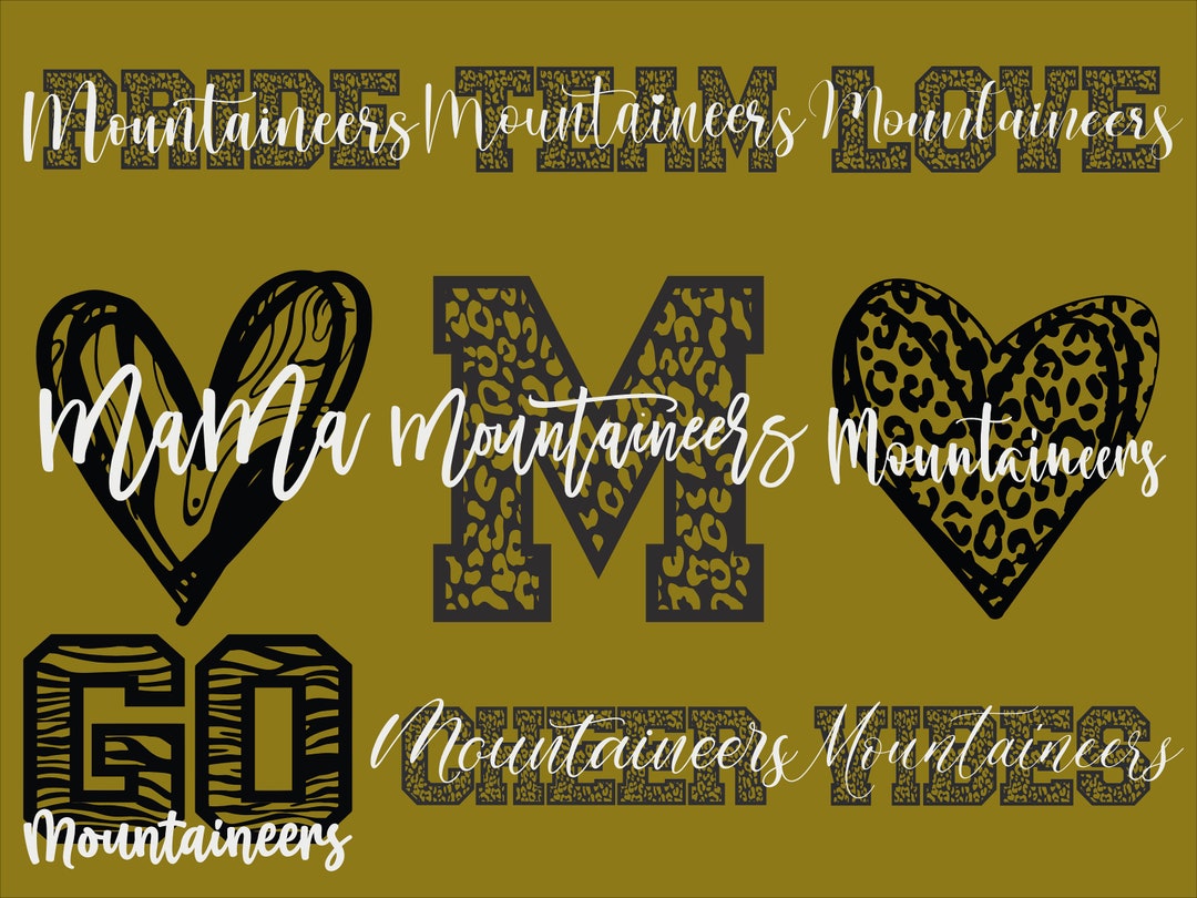 Mountaineers Mascot 9 Designs Bundle, Mountaineers Svg, Mountaineers ...