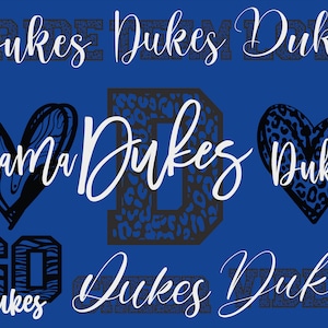 Dukes Mascot 9 Designs Bundle, Dukes Svg, Dukes Leopard Svg, Sports ...