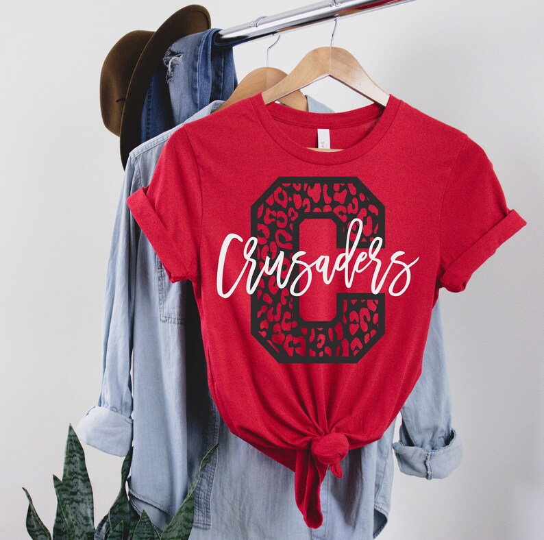 Crusaders Mascot 8 Design Bundle, Crusaders Svg, Crusaders Leopard Svg ...