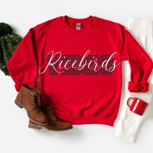 Ricebirds Mascot 9 Designs Bundle, Ricebirds Svg, Ricebirds Leopard Svg ...