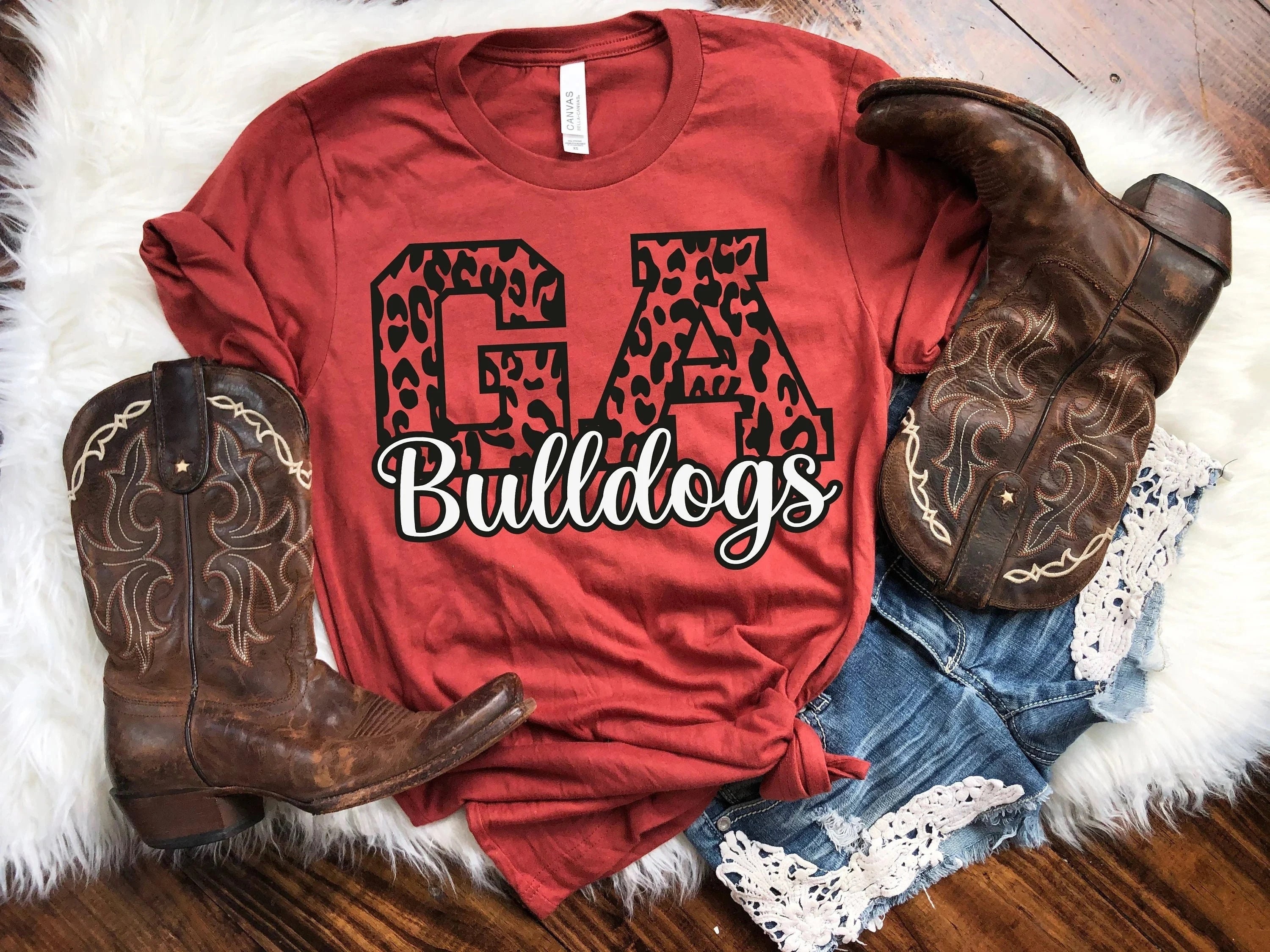 GA Bulldogs Svg, Bulldogs Leopard Svg, Bulldogs Svg. Digital Print Cut ...
