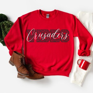 Crusaders Mascot 8 Design Bundle, Crusaders Svg, Crusaders Leopard Svg ...