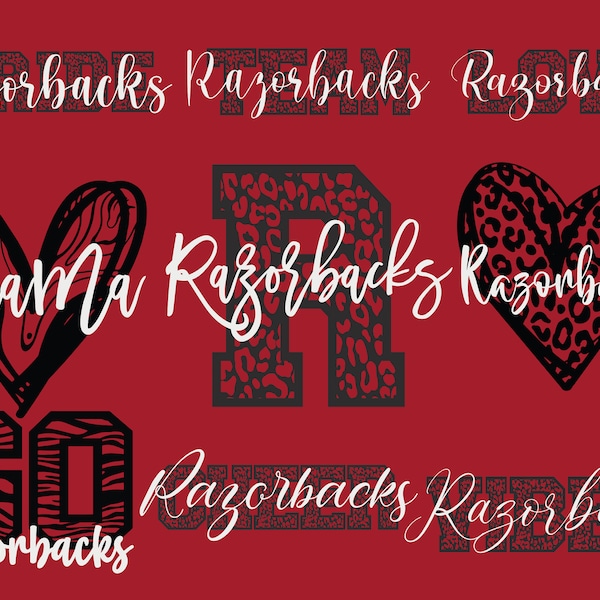 Razorbacks Svg - Etsy