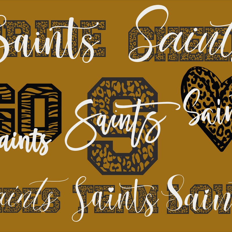 Saints Svg - Etsy