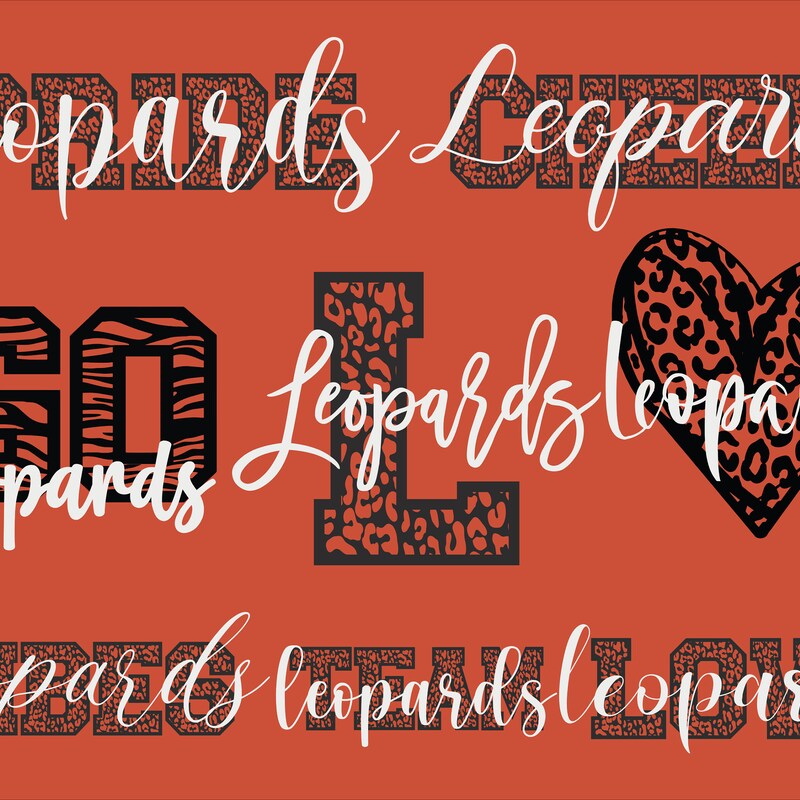 Leopard Svg - Etsy