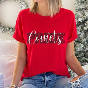 Comets Mascot 8 Design Bundle, Comets Svg, Comets Leopard Svg, Sports ...