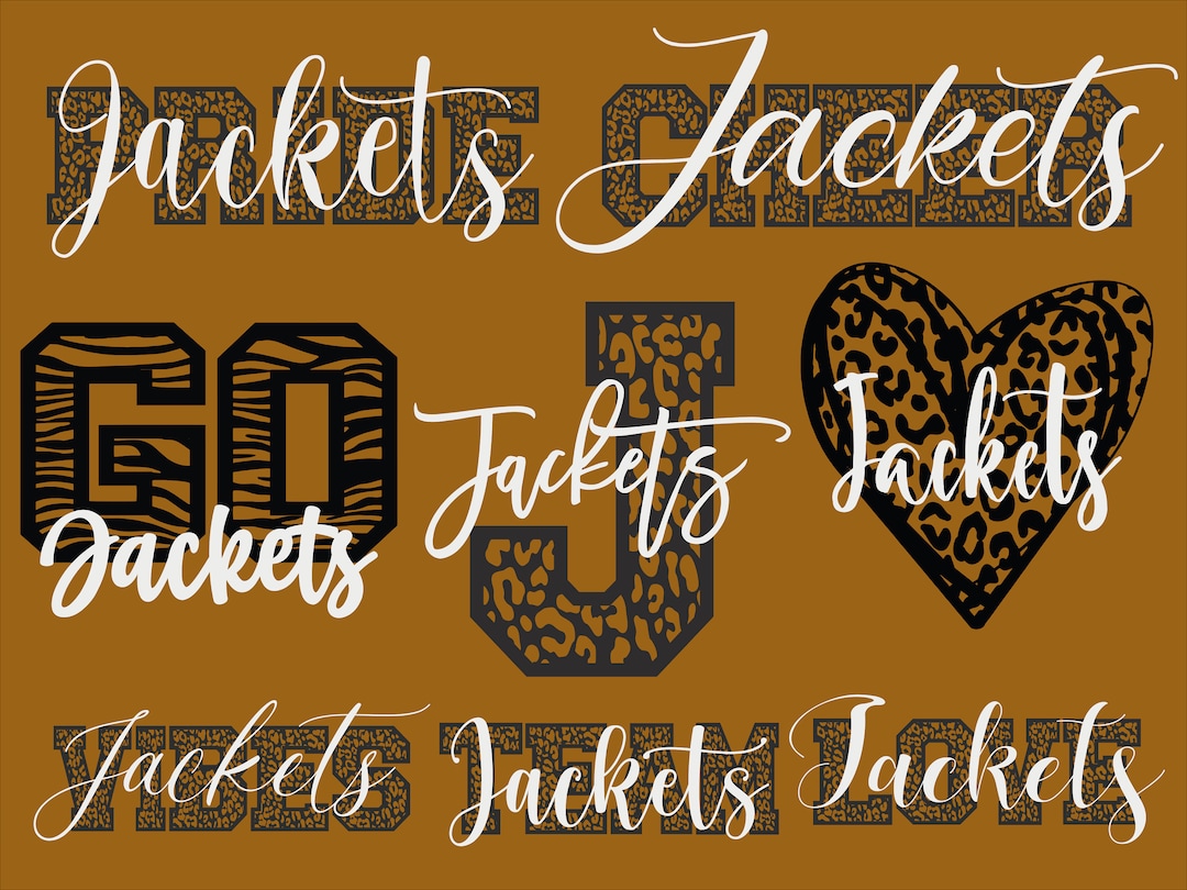 Jackets Mascot 8 Design Bundle, Jackets Svg, Jackets Leopard Svg ...