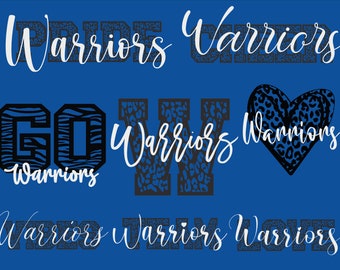 Warrior Svg Warriors Svg Proud Member of the Warrior Squad - Etsy