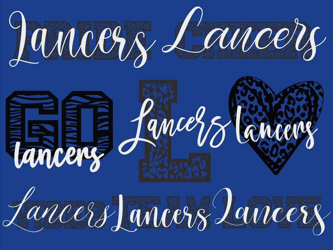 Lancers Mascot 8 Design Bundle, Lancers Svg, Lancers Leopard Svg ...