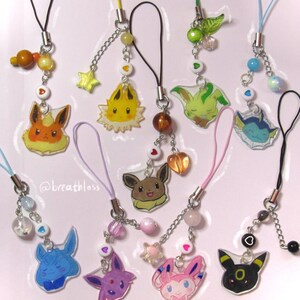 Pokemon Eeveelutions Phone Charm - Etsy