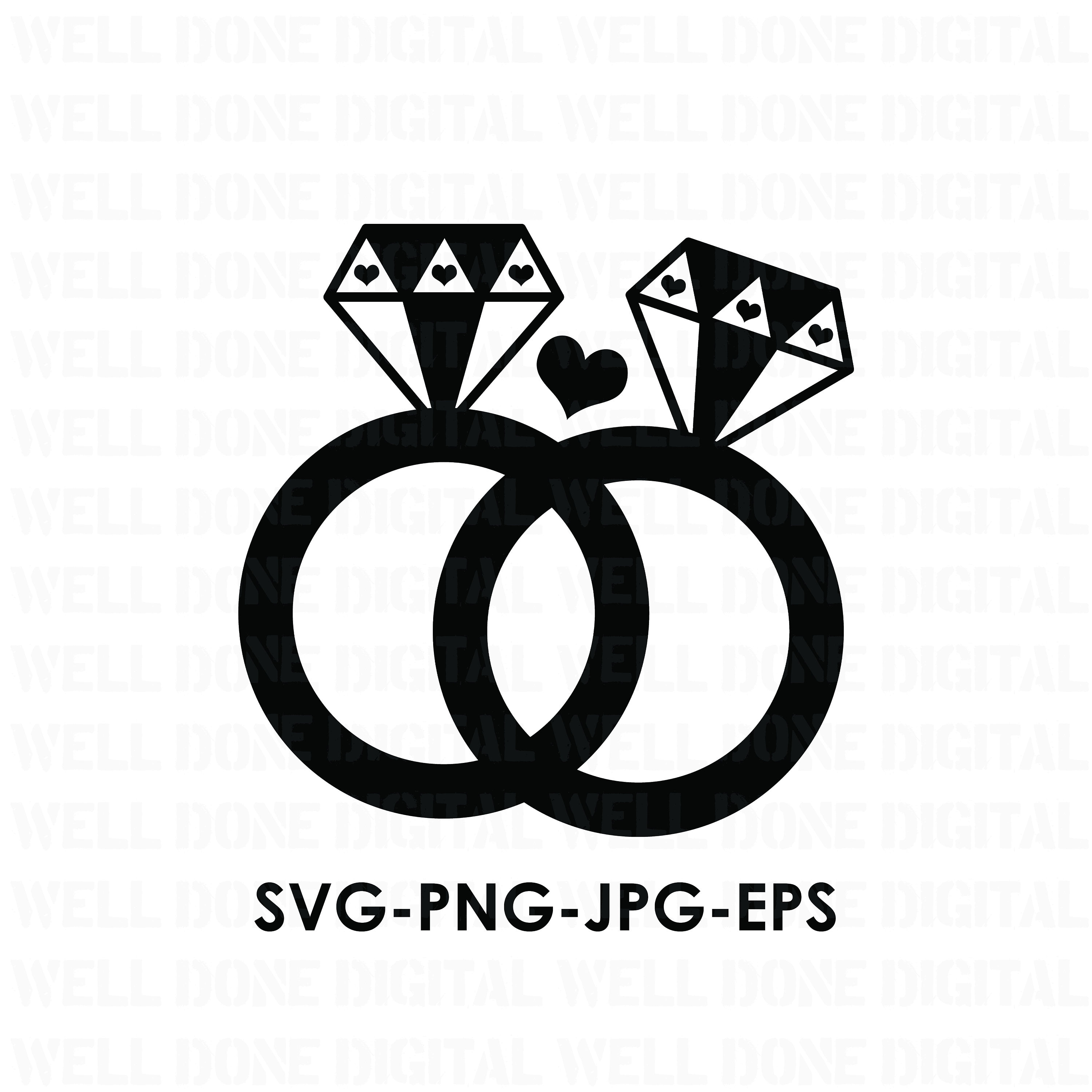 Wedding Ring Svg Wedding Svg Engagement Ring Svg Marriage Ring - Etsy