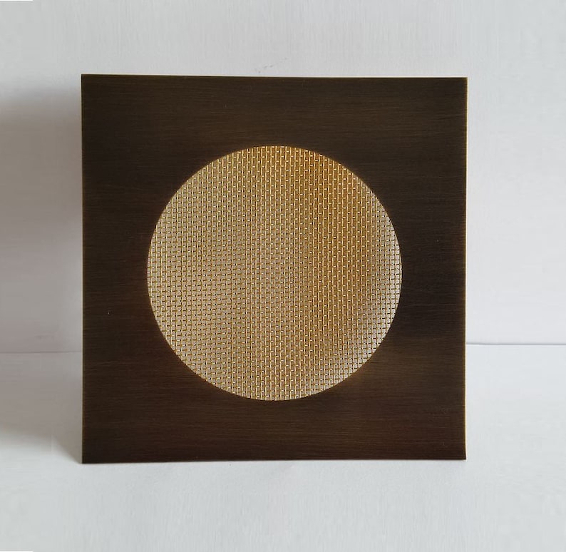 Brass Square Ventilation Grille, Custom Grille, 4x4'' Air Intake Grille ...