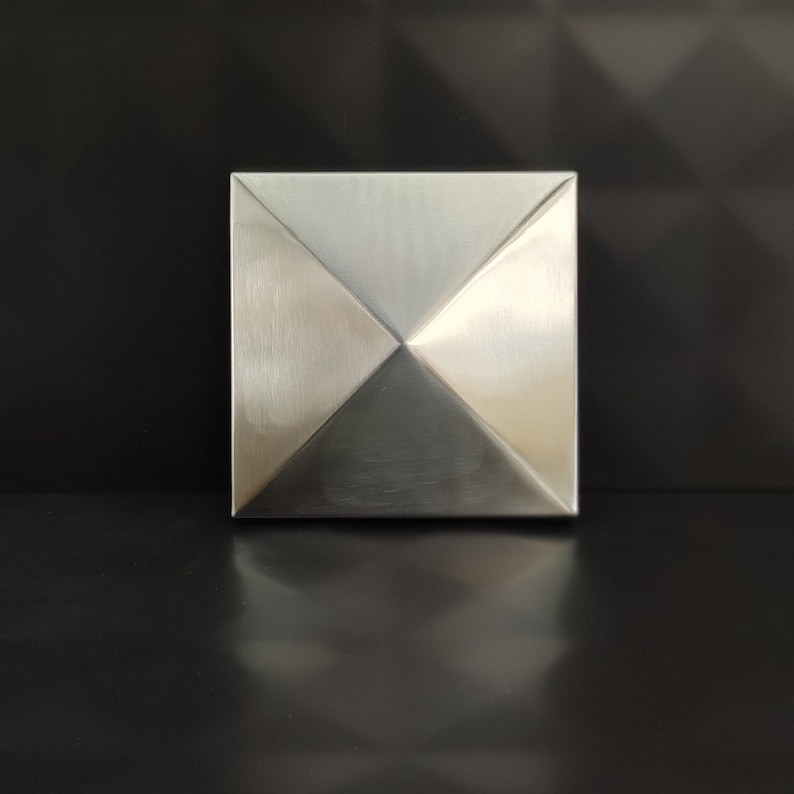 5x5'' Envelope Stainless Steel Post Cap, Post Cover Cap End, Gate Post ...