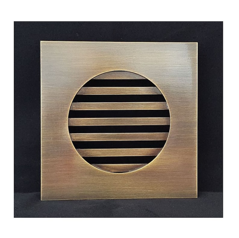 Retro BRASS Ventilation Grille, Loft Vent Grille, Custom Grille, Air ...