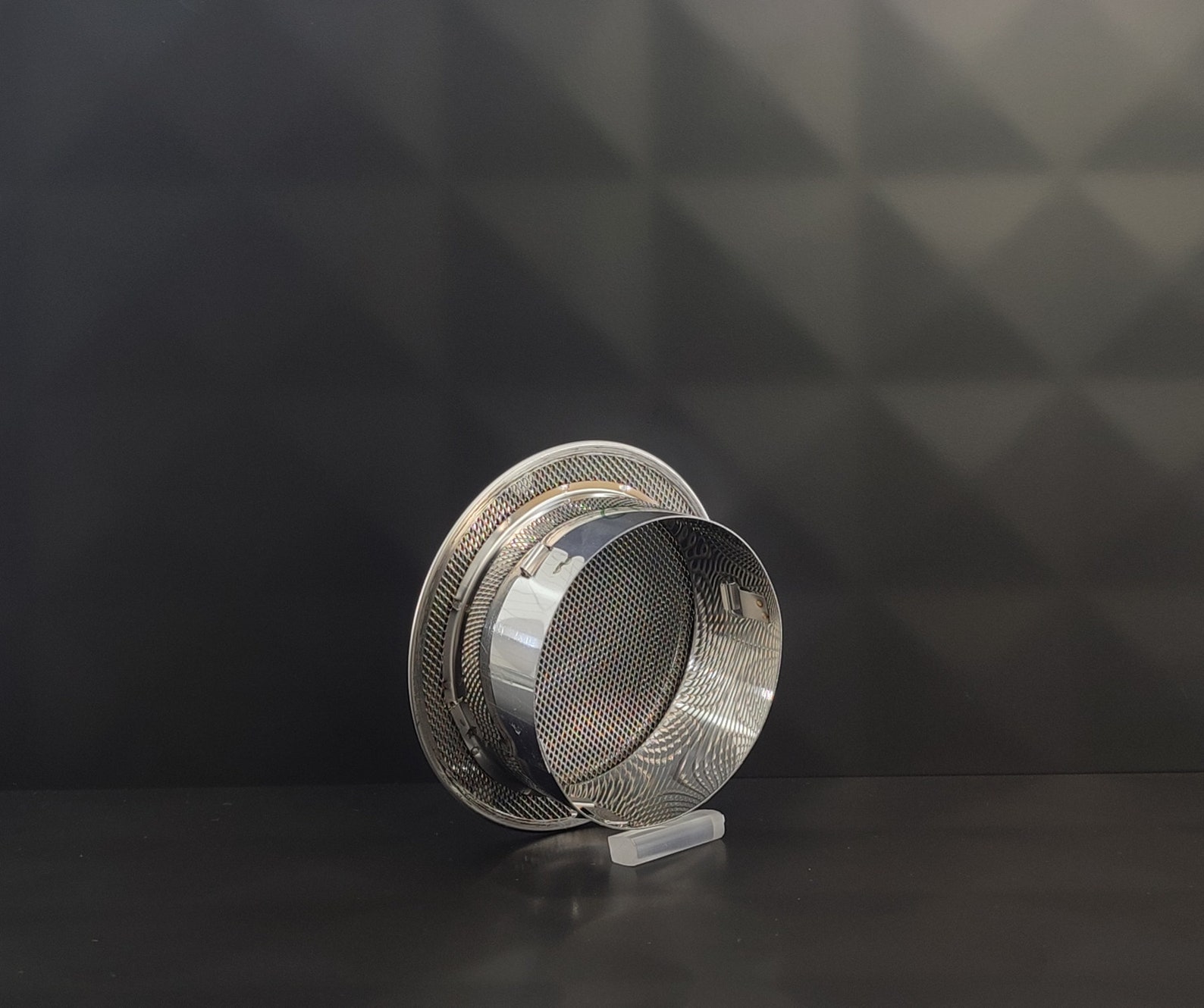 4" 5'' Duct Opening Solid Steel Round Grille, Powder Coated Grille ...