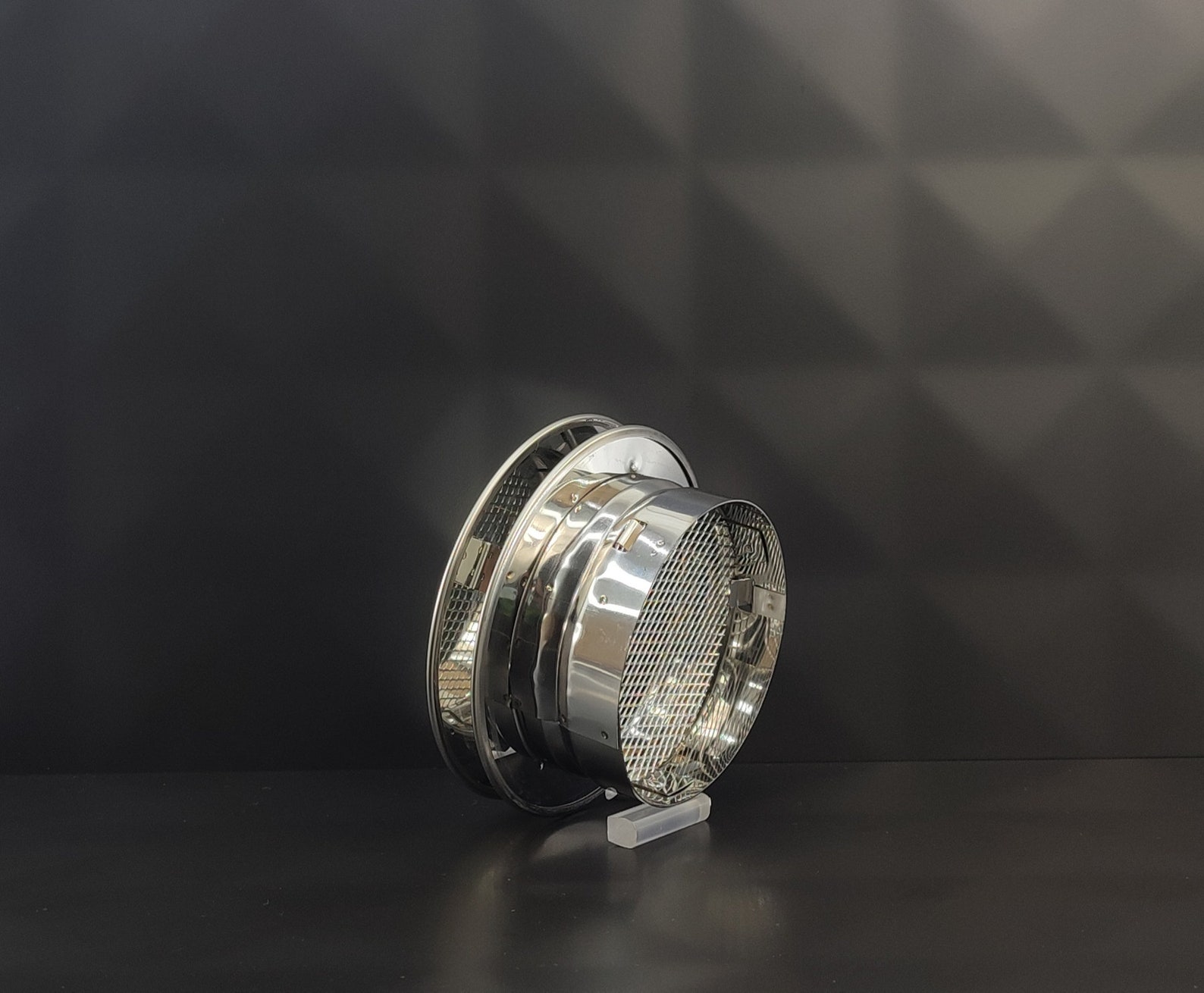 4" 5'' Duct Opening Solid Steel Round Grille, Powder Coated Grille ...