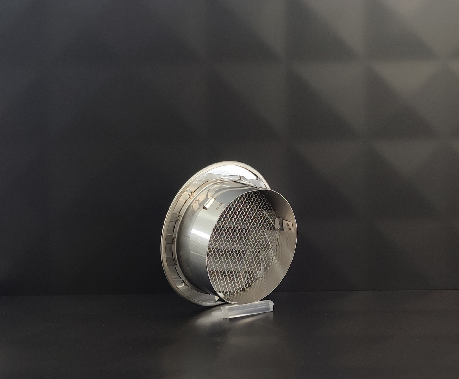 4" 5'' Duct Opening Solid Steel Round Grille, Powder Coated Grille ...