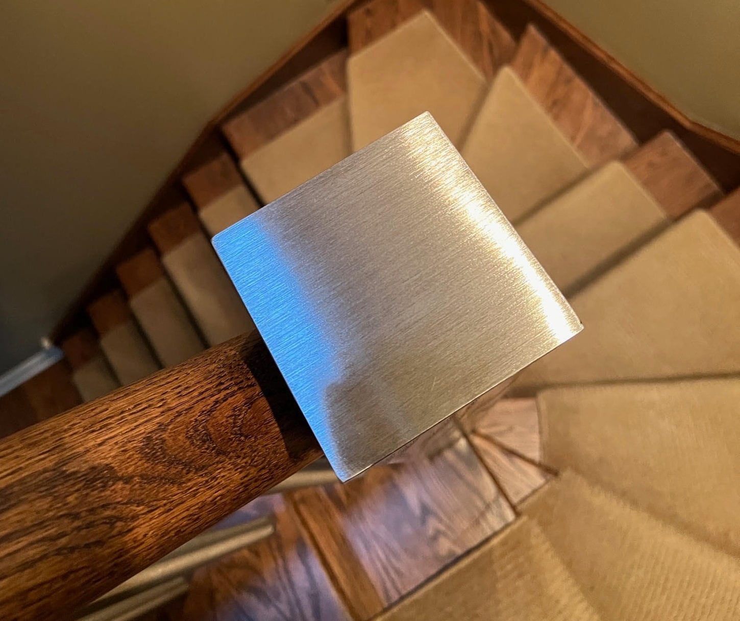 Solid Stainless Steel 4x4 Post Cap, Wood Stairs Post Cap, Metal Post ...