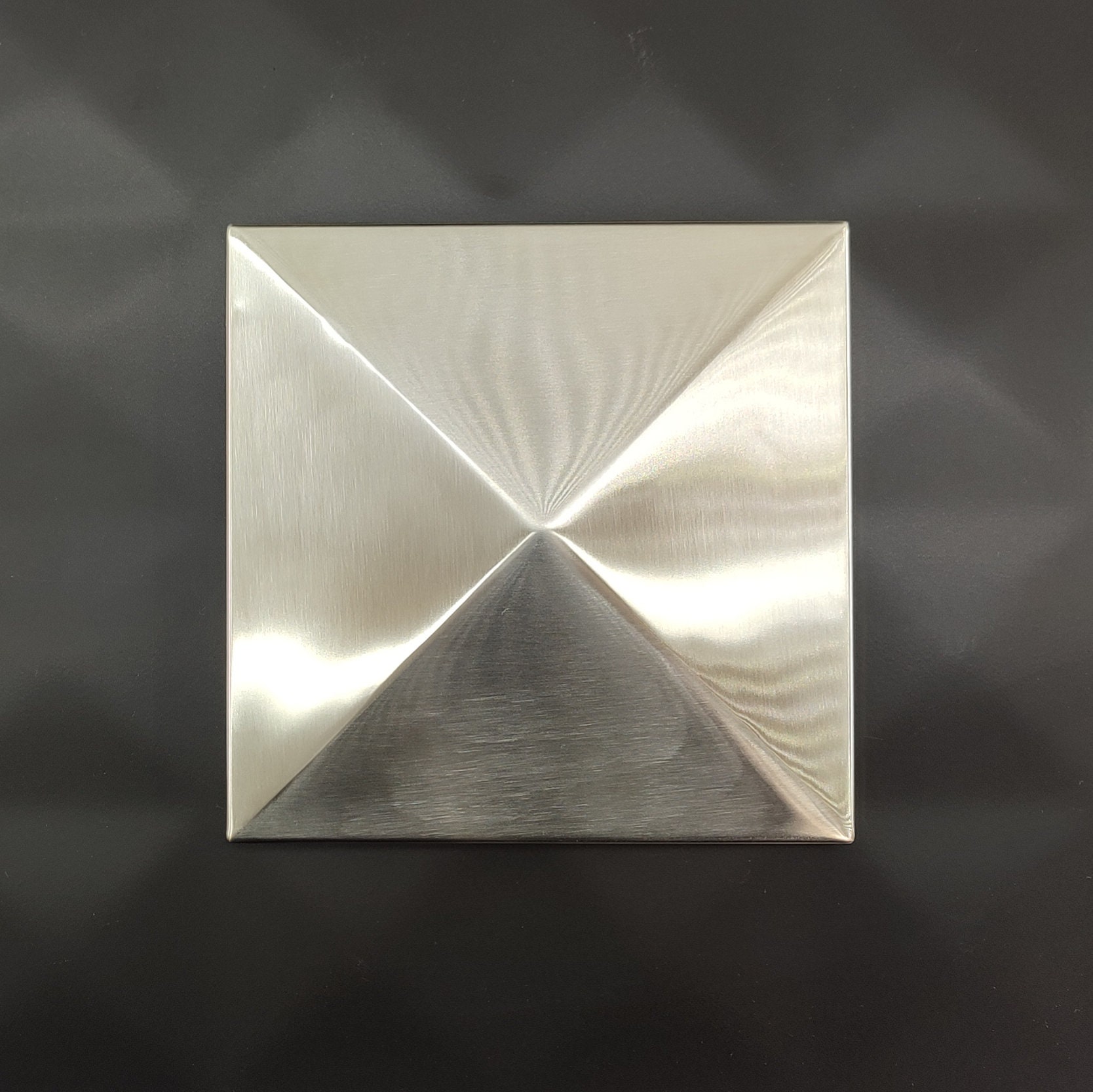 Envelope Stainless Steel Post Cap, Post Cover Cap End, Gate Post Cap ...