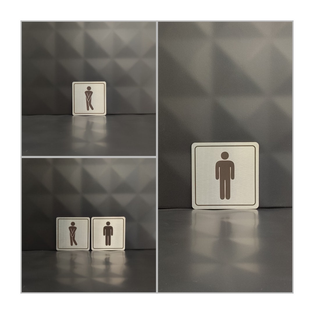 Decorative Door Sign, Metal WC Sign, Metal Information Sign ...