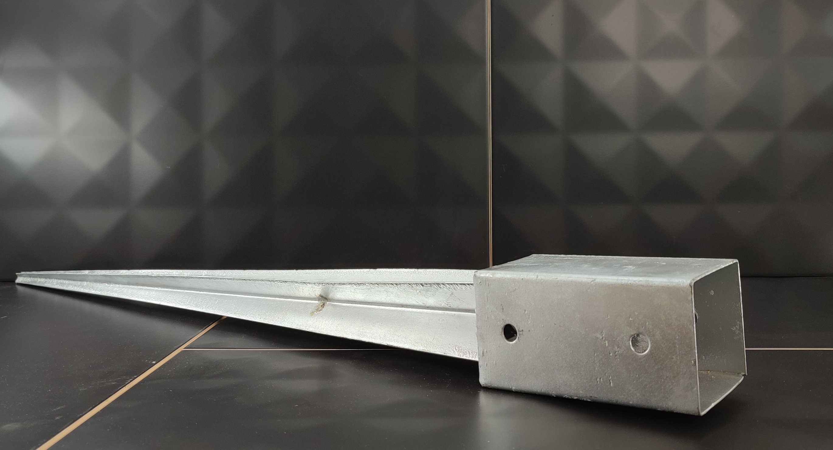 Galvanised Pergola Bold Post Support, Wood Post Bracket Support, Driven ...