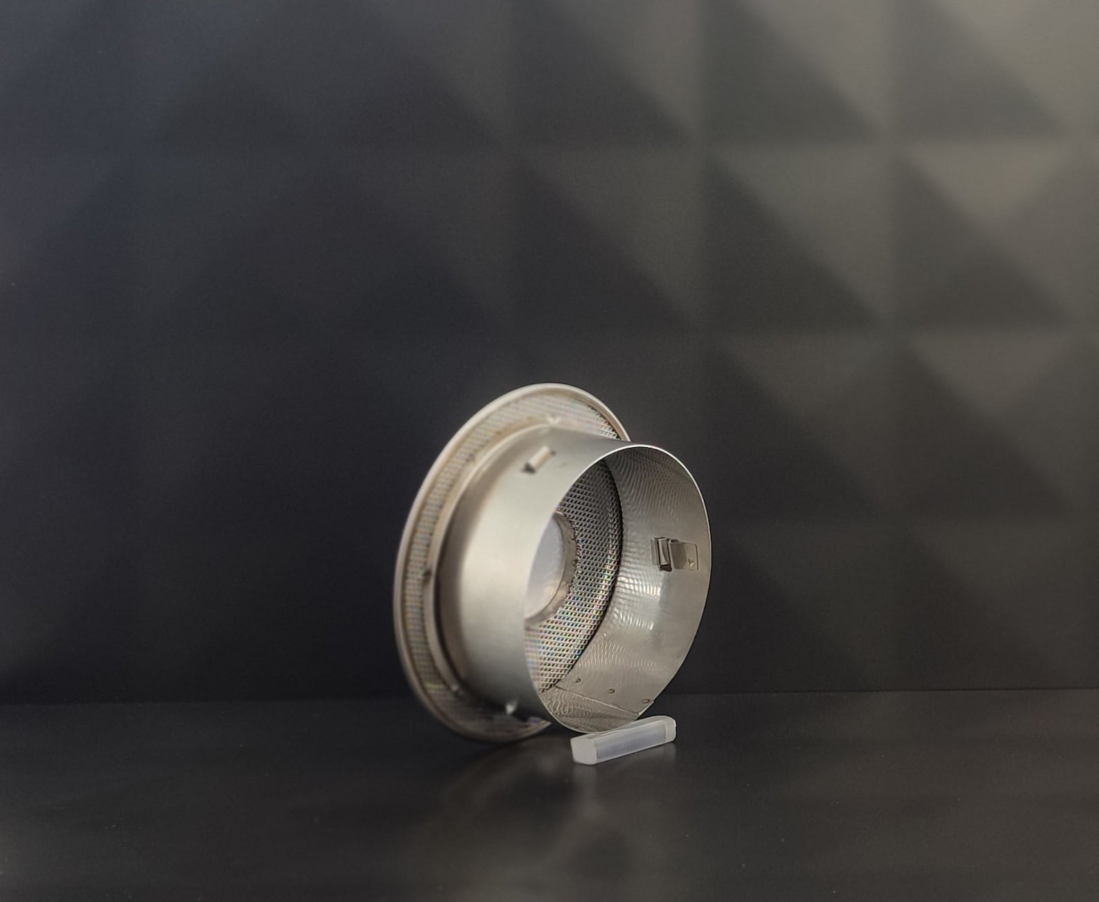 4" 5'' Duct Opening Solid Steel Round Grille, Powder Coated Grille ...