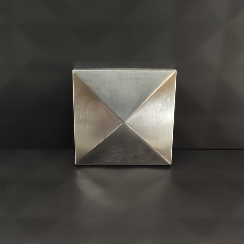 5x5'' Envelope Stainless Steel Post Cap, Post Cover Cap End, Gate Post ...