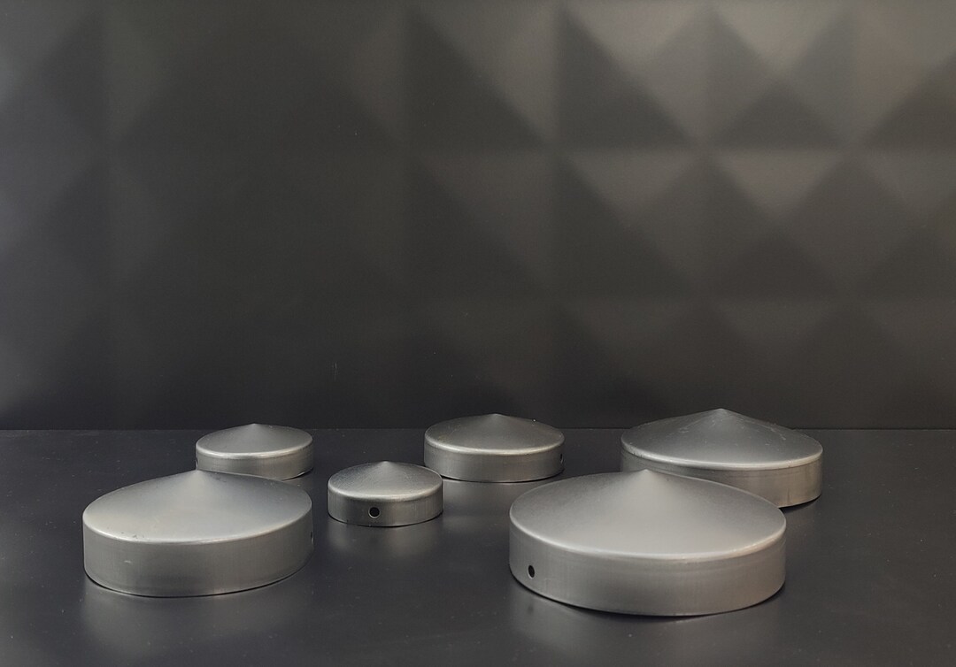 Round Steel Post Cap, Post Cover Cap, Gate Post Cap, Fence Post Cap ...