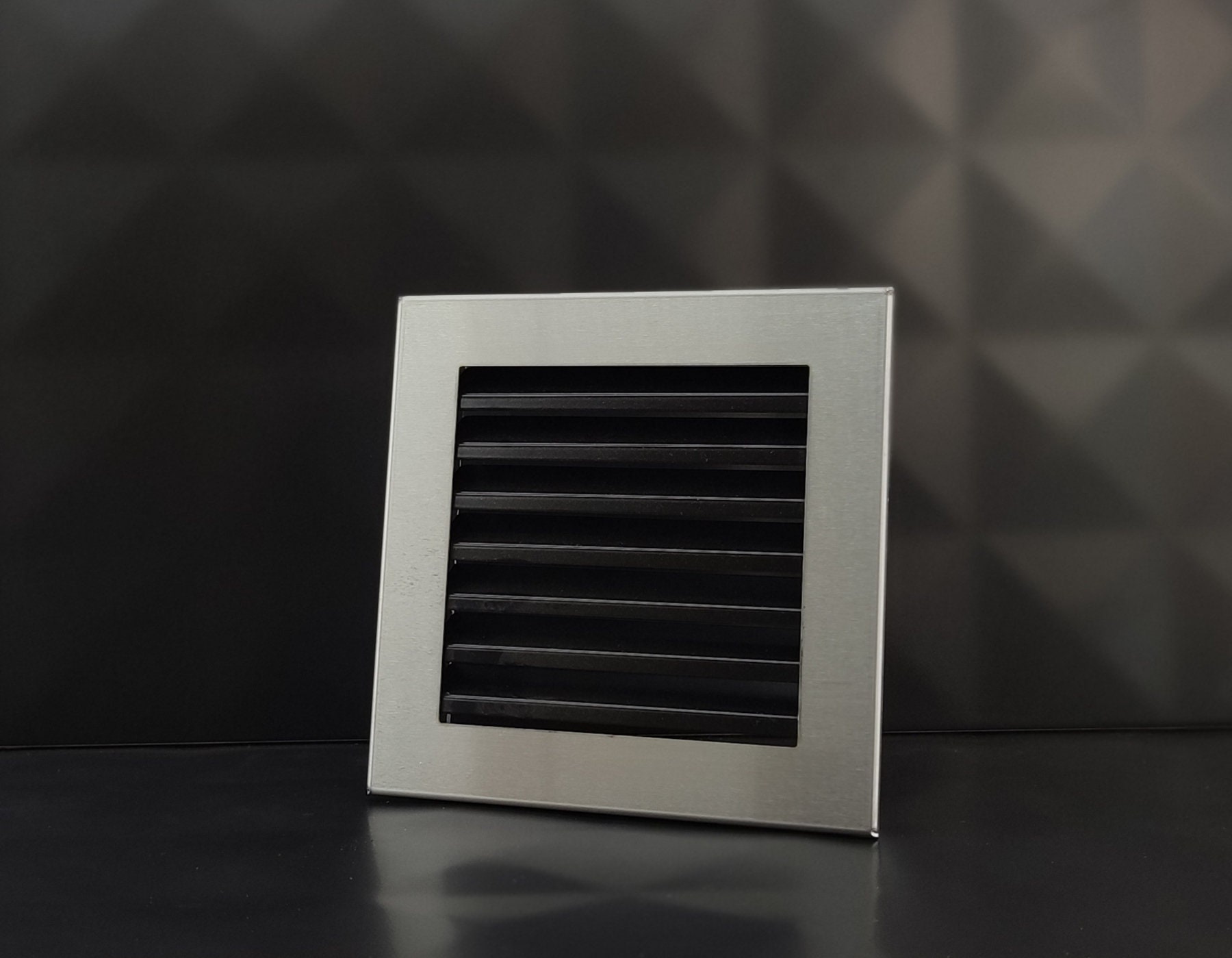 Fireplace Black Graphite Ventilation Grille, Ventilation Grille, Vent ...