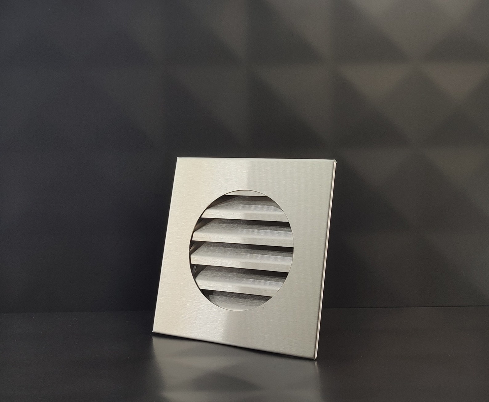 4" 5'' Duct Opening Solid Steel Round Grille, Powder Coated Grille ...