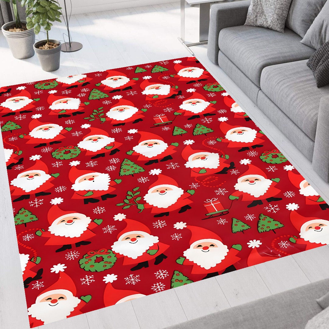 Christmas Rug,perfect Christmas Gift,christmas Decor,merry Christmas ...