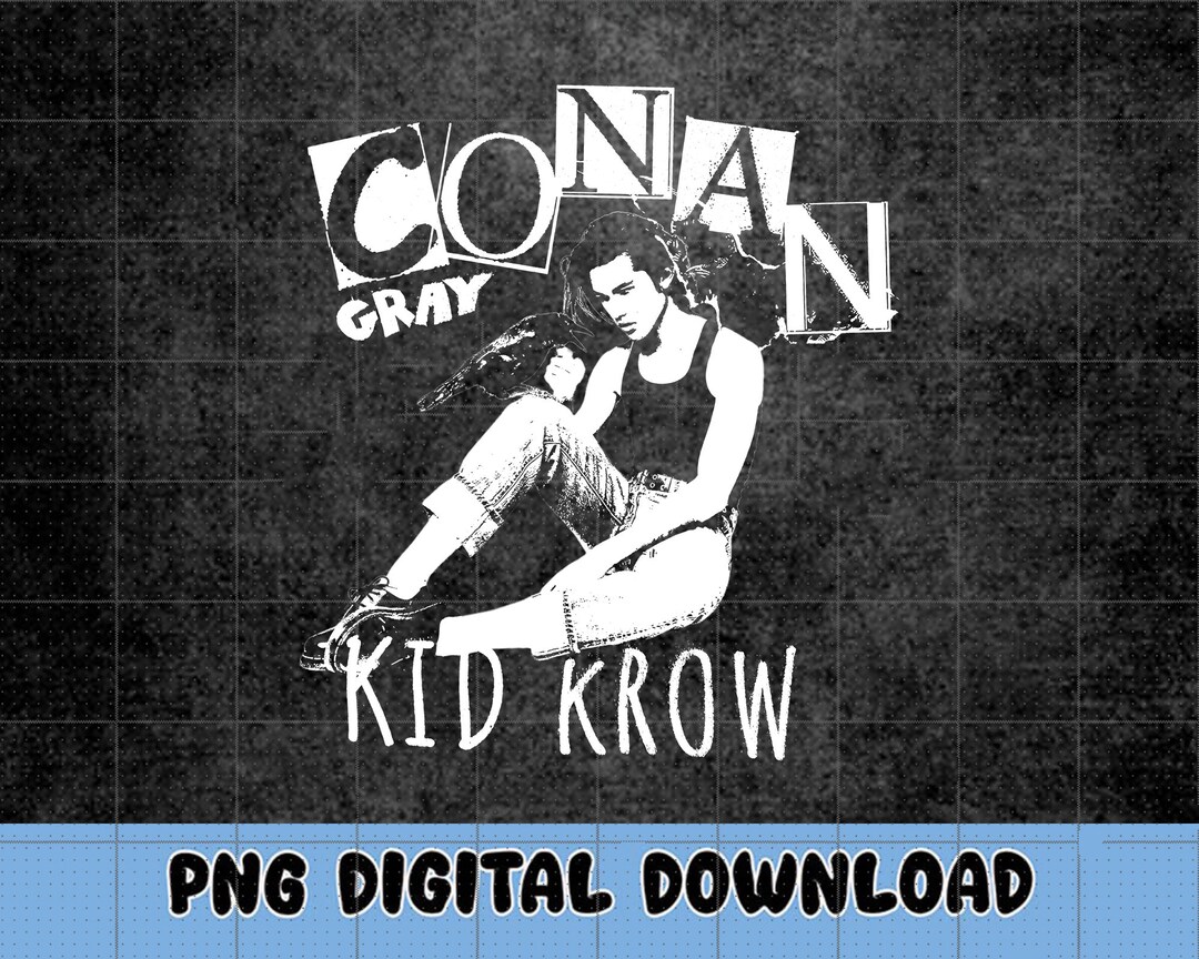 Conan Vintage PNG, Conan Music Gray Superache Album PNG, Conan Fan Gray ...
