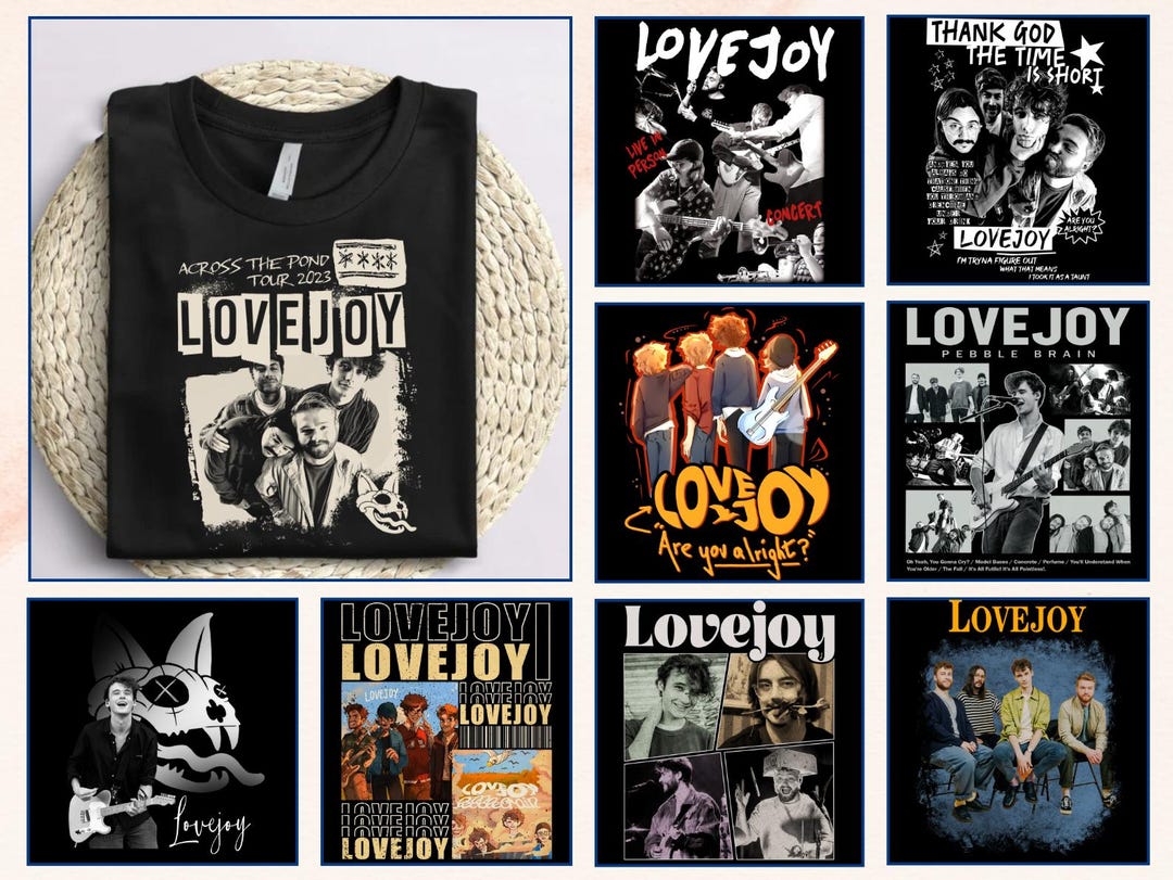 Bundle Lovejoy Png, Lovejoy Music Doodle Art PNG, Vintage Lovejoy Merch ...