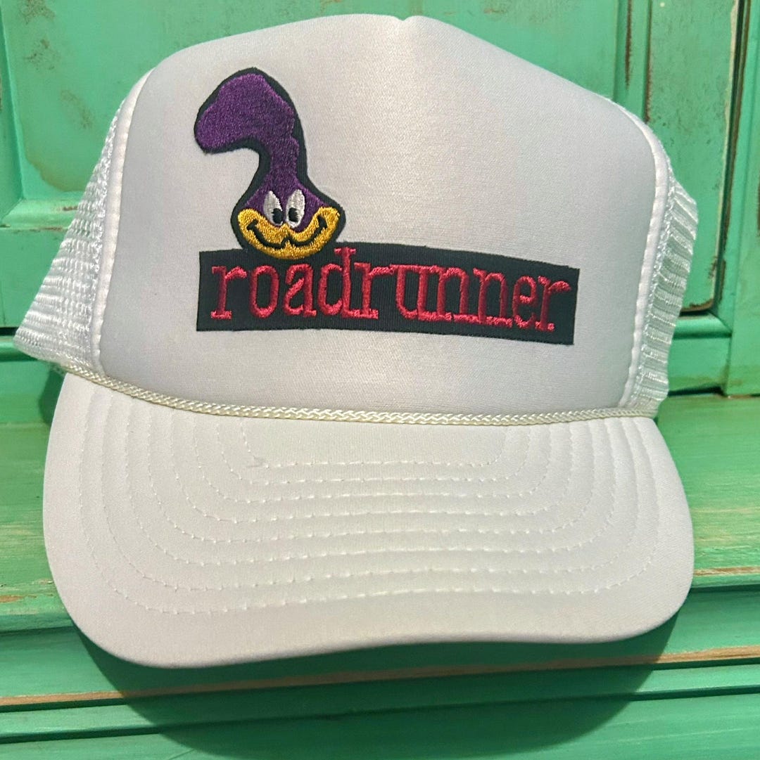 Vintage Roadrunner Mesh Trucker Cap Hat Nissun - Etsy
