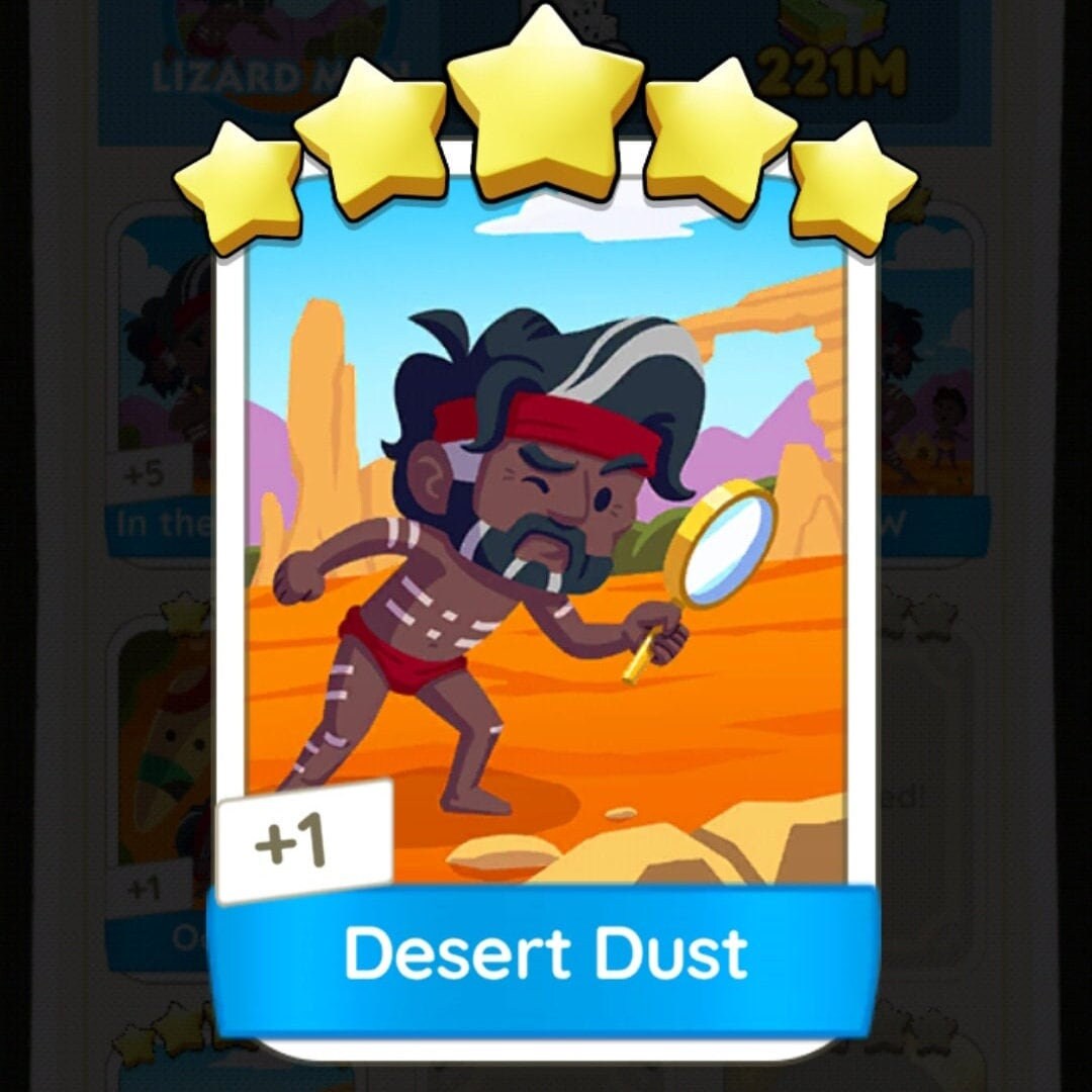 Monopoly Go Desert Dust 5 Stars Set-17 - Etsy