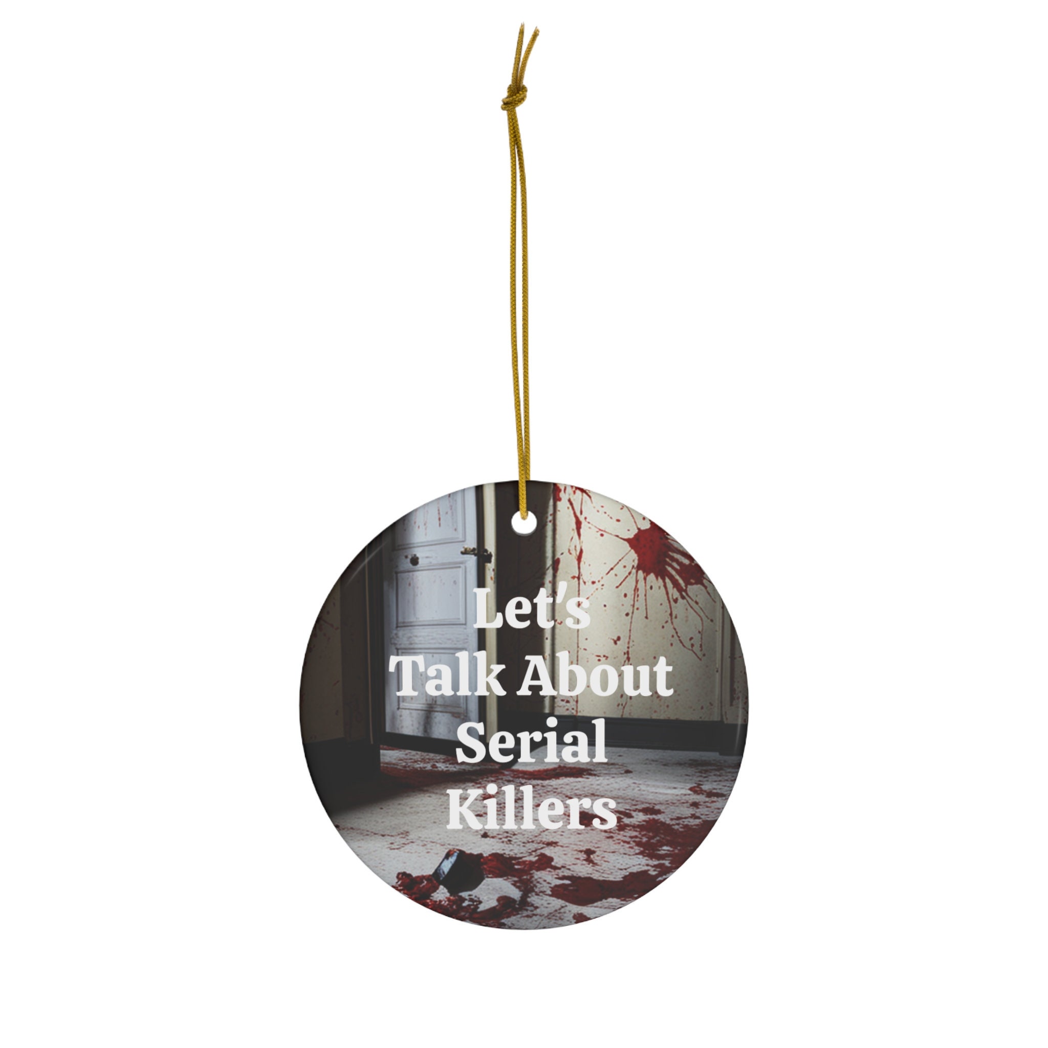 True Crime Serial Killer Ornament Serial Killer Ceramic Christmas ...