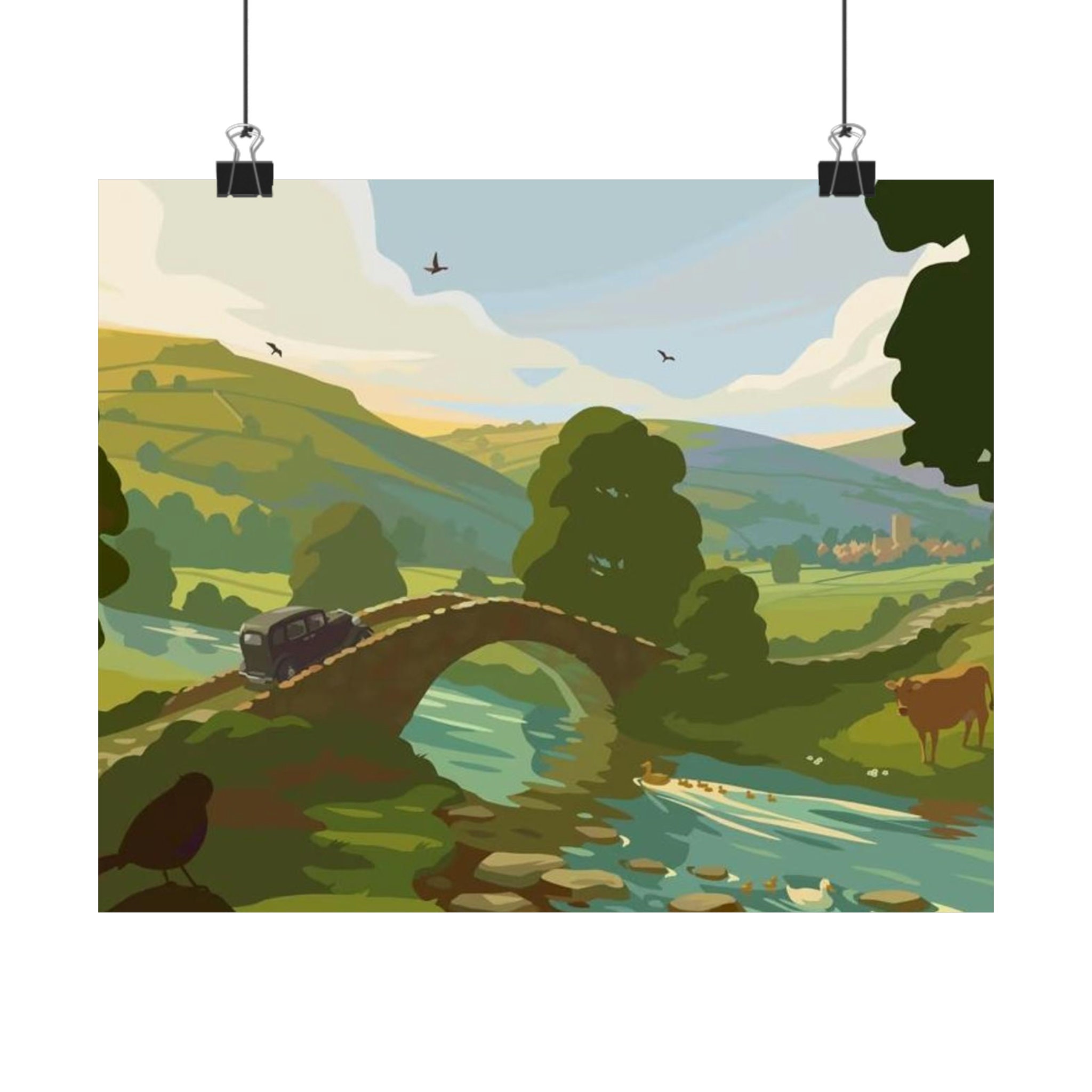 All Creatures Great and Small 11x9 Horizontal Poster Print, Yorkshire ...