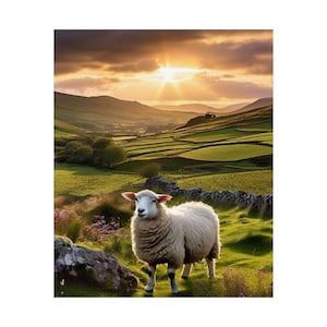 Yorkshire Dales 9x11 Farm Poster, All Creatures Great and Small, James ...