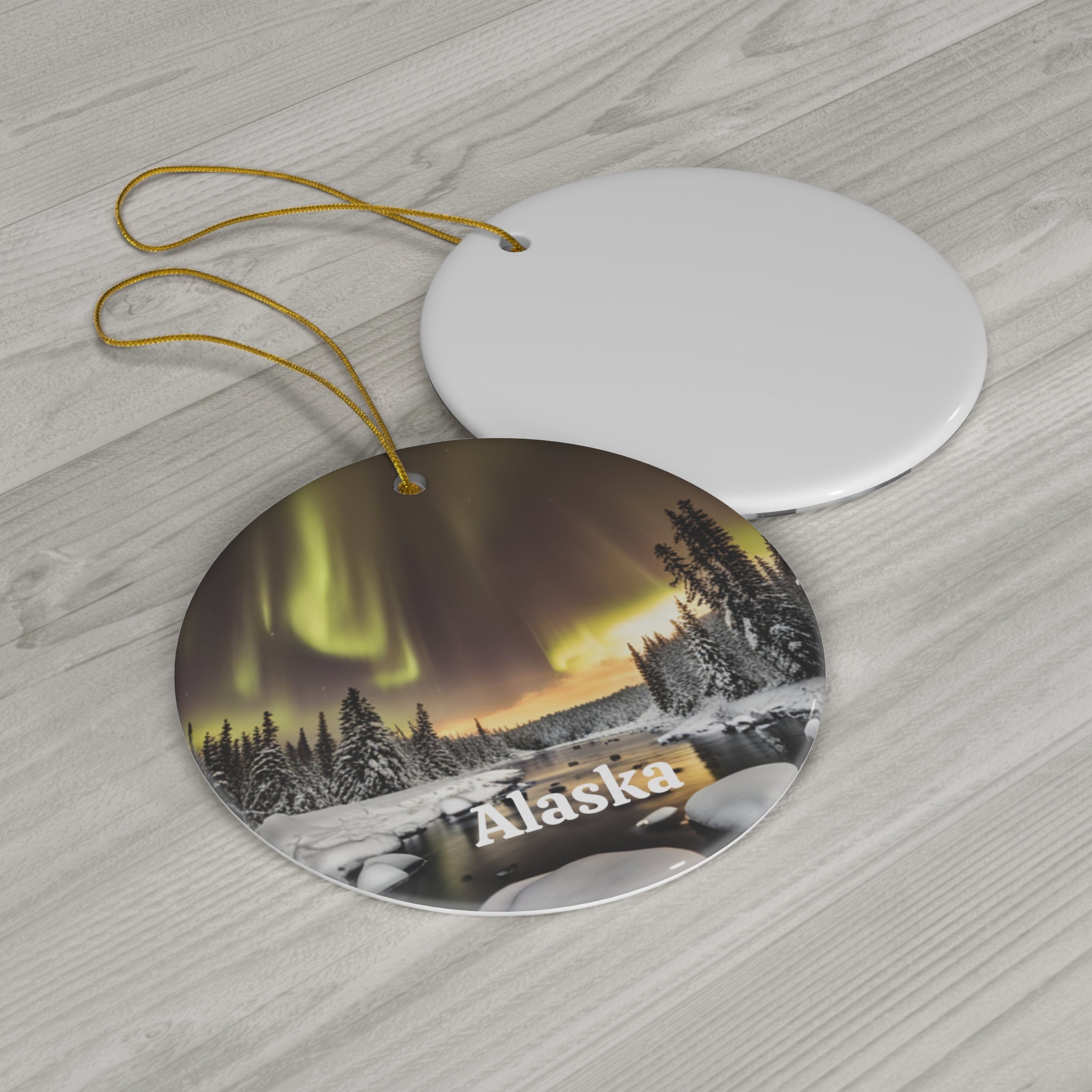 Alaska Aurora Christmas Tree Ornament Alaska Christmas Alaska - Etsy UK