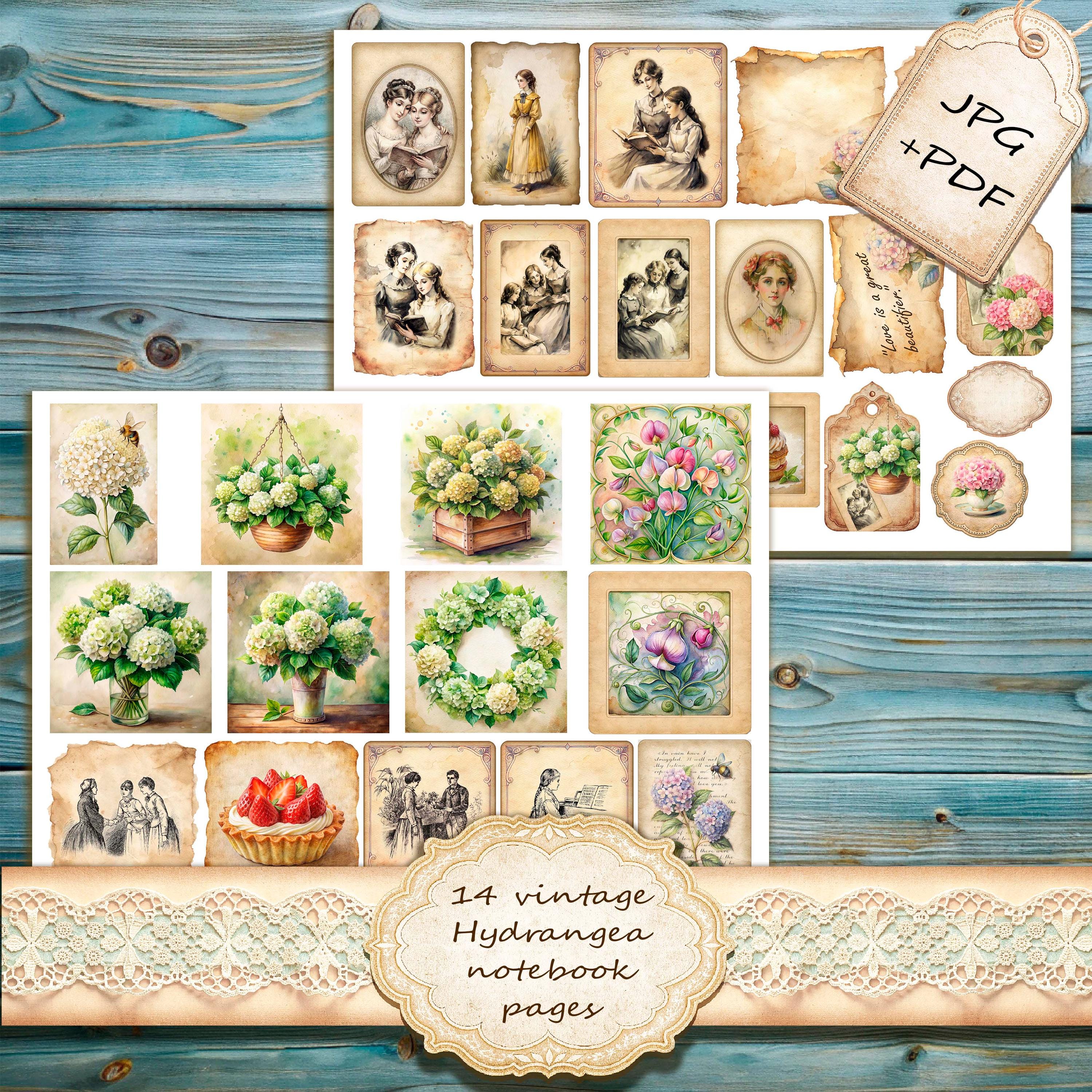 Cute Printable Stationary: Vintage Botanical Letter Writing Paper ...