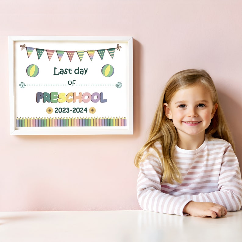 Last Day of School Printable Sign Photo Prop: End of School Year Sign ...